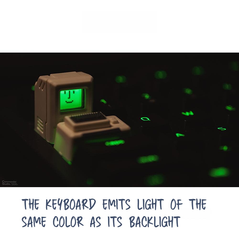 80's Mac Key Esc+tap Keycap High Quality Handmade Unique Animation ...