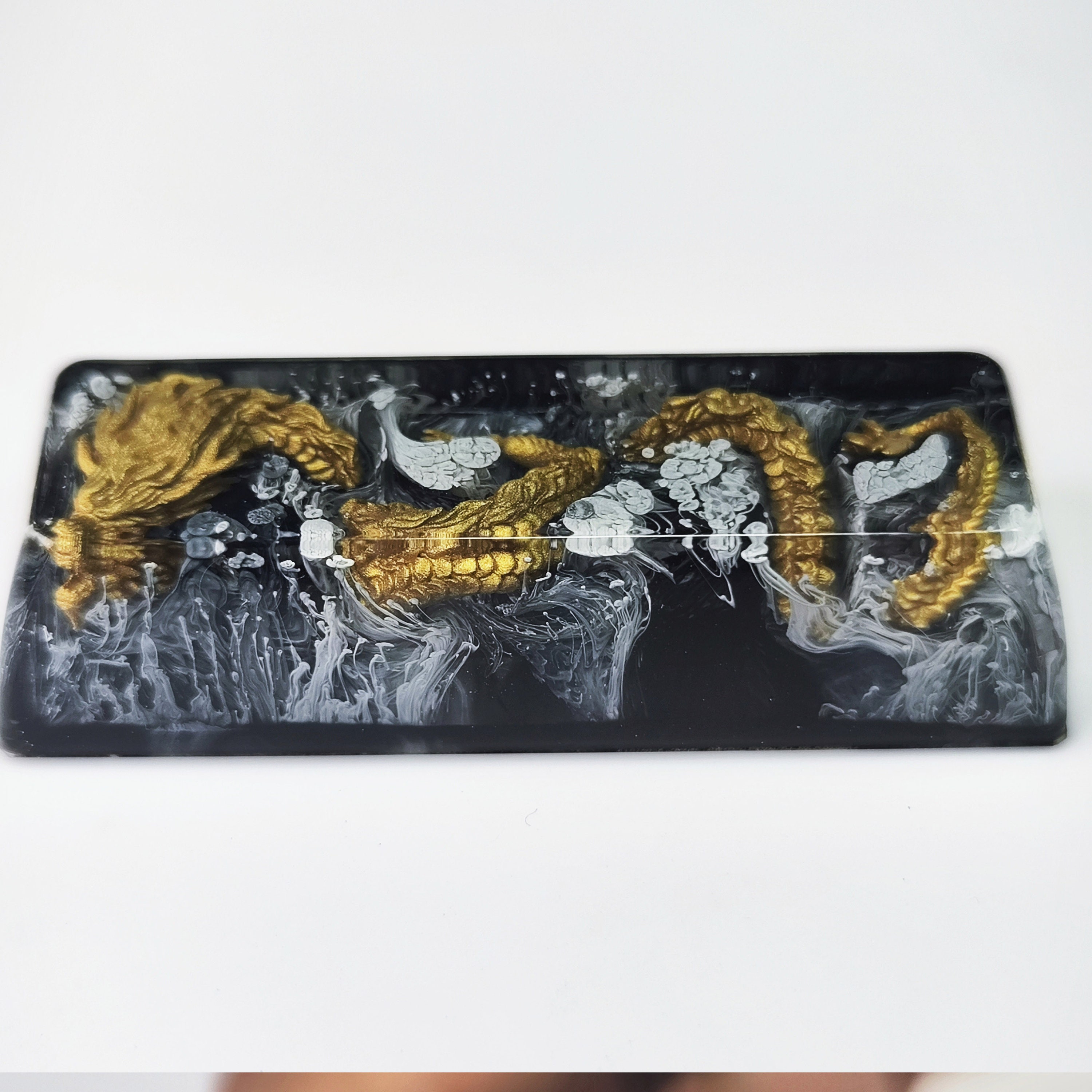 Black Gold Ancient Dragon Shen Long Mytho Creatures Custom Keycaps ...