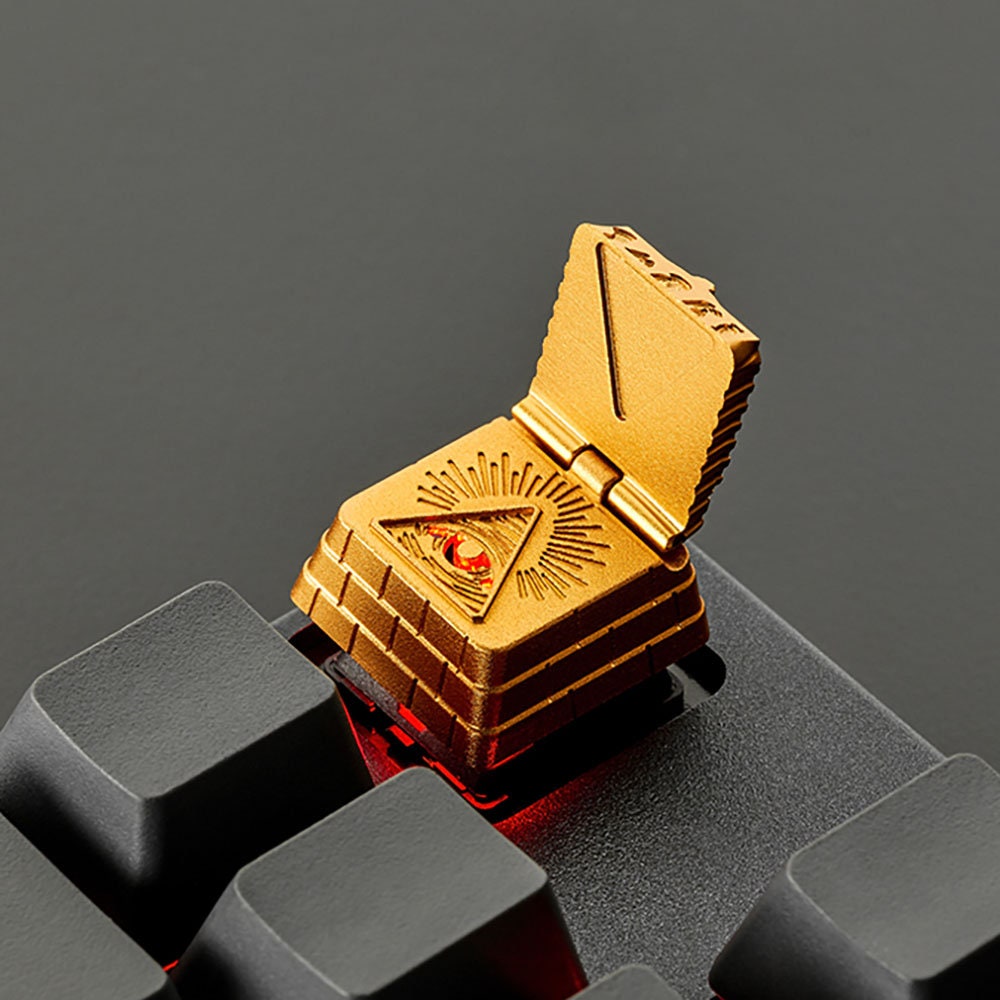 Ancient Egyptian Pharaoh Golden the Eye of Horus Pyramid Metal Custom ...