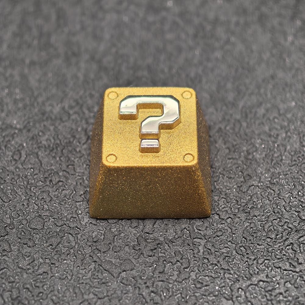 Super Mario Bros Custom Keycap Aluminum Alloy High Quality Handmade ...