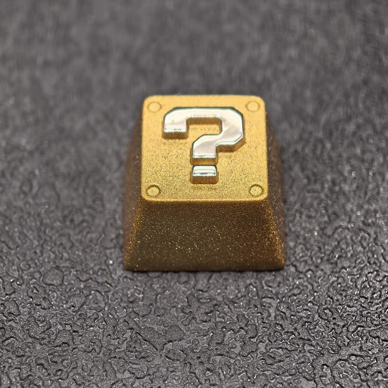Super Mario Bros Custom Keycap Aluminum Alloy High Quality Handmade ...