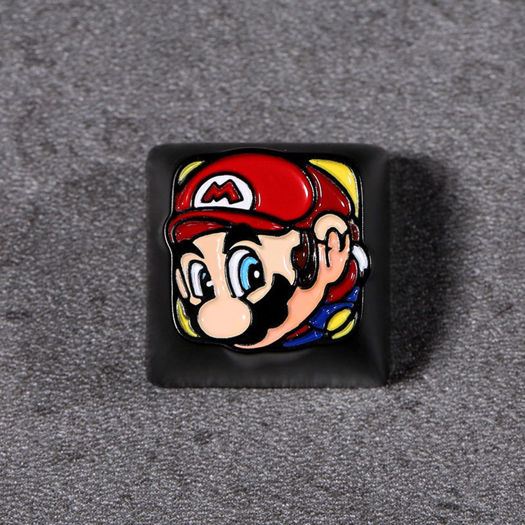 Super Mario Bros Custom Keycap High Quality Handmade Unique Animation ...