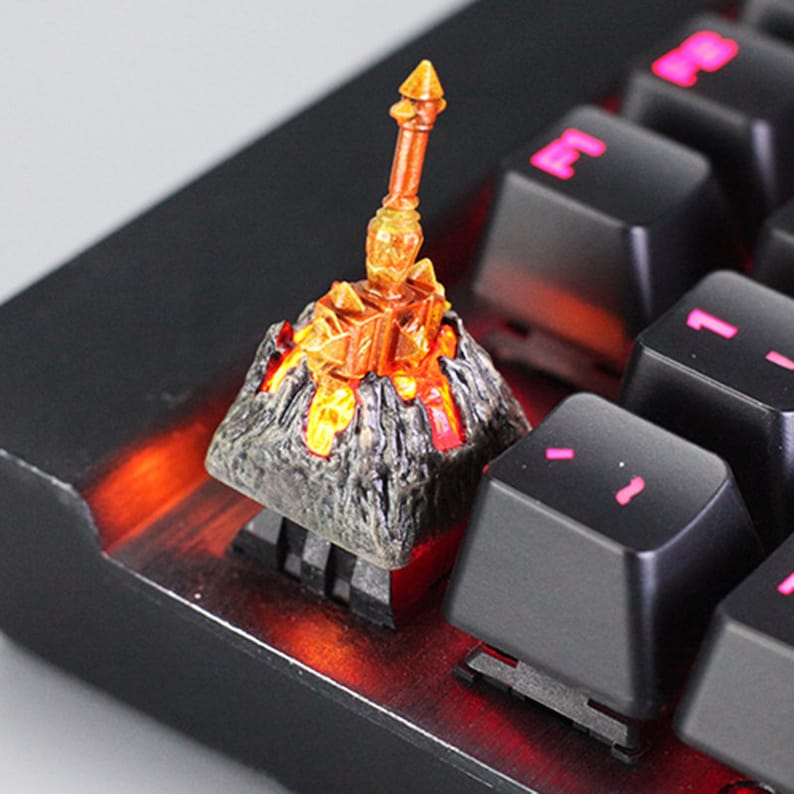 WOW Sulfuras, Hand of Ragnaros World of Warcraft Custom Keycap High ...