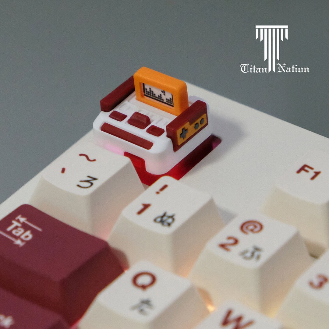Retro Family Computer FC Custom Keycap High Quality Handmade Unique ...