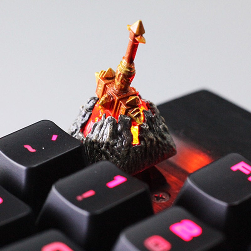 WOW Sulfuras, Hand of Ragnaros World of Warcraft Custom Keycap High ...