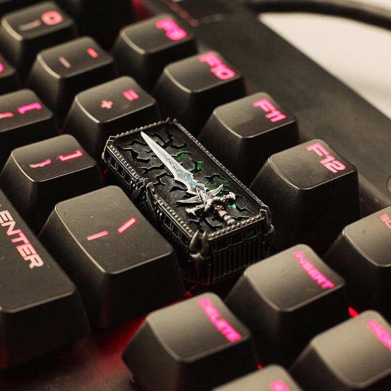 WOW Frostmourne Shadowmourne Lich King World of Warcraft Custom Keycap ...