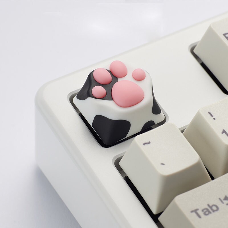 Cute Cat Paws Custom Keycaps Mystery Box Handmade Unique Animation ...
