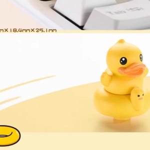 ZOMO B Duck Yellow Duck Custom Keycaps Mystery Box Handmade Unique ...