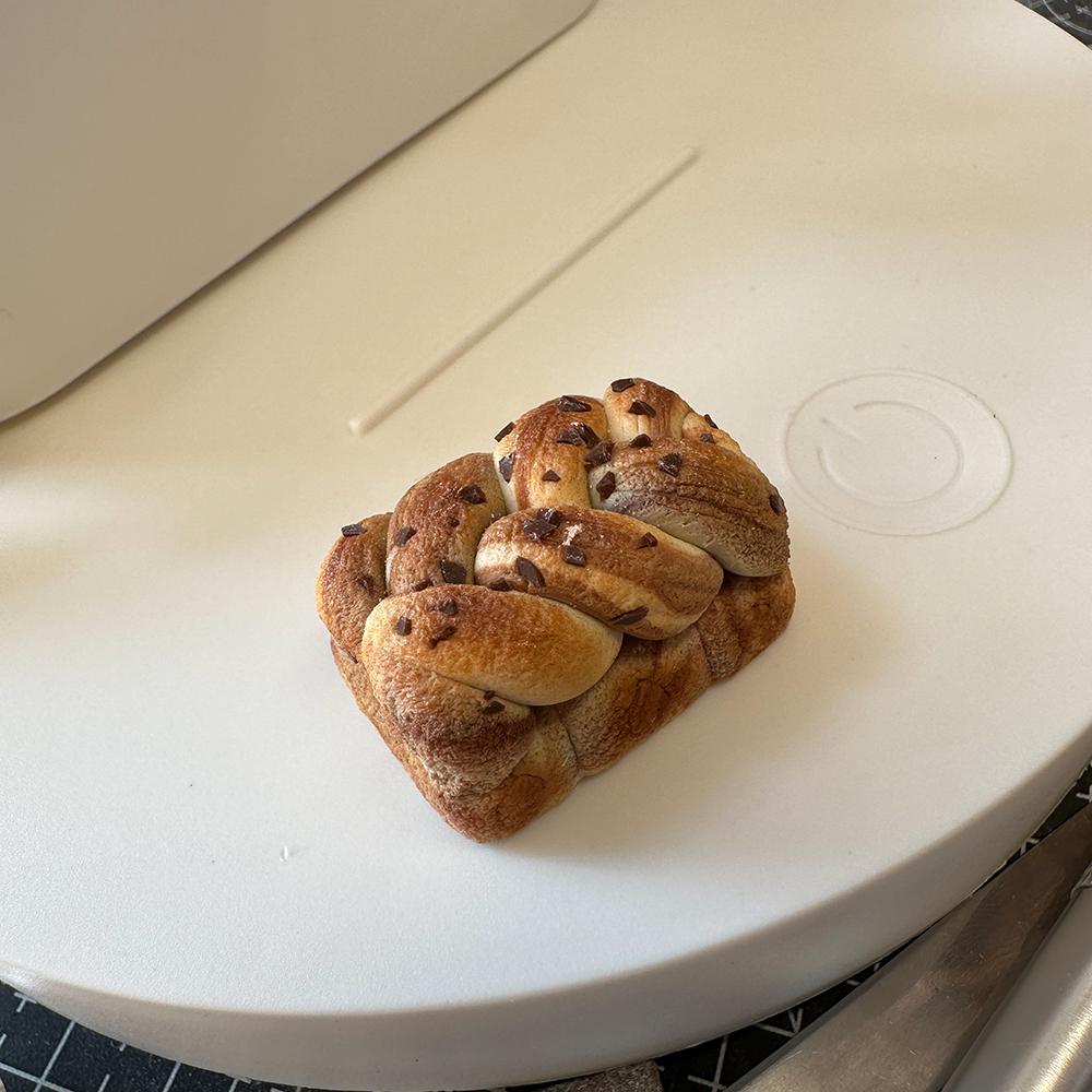 Cute Food Toy 1.5us and 2.0us Chocolate Toast Bread Custom Keycap High ...