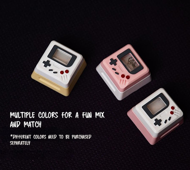 Gameboy Keycap High Quality Handmade Central Translucent Unique ...