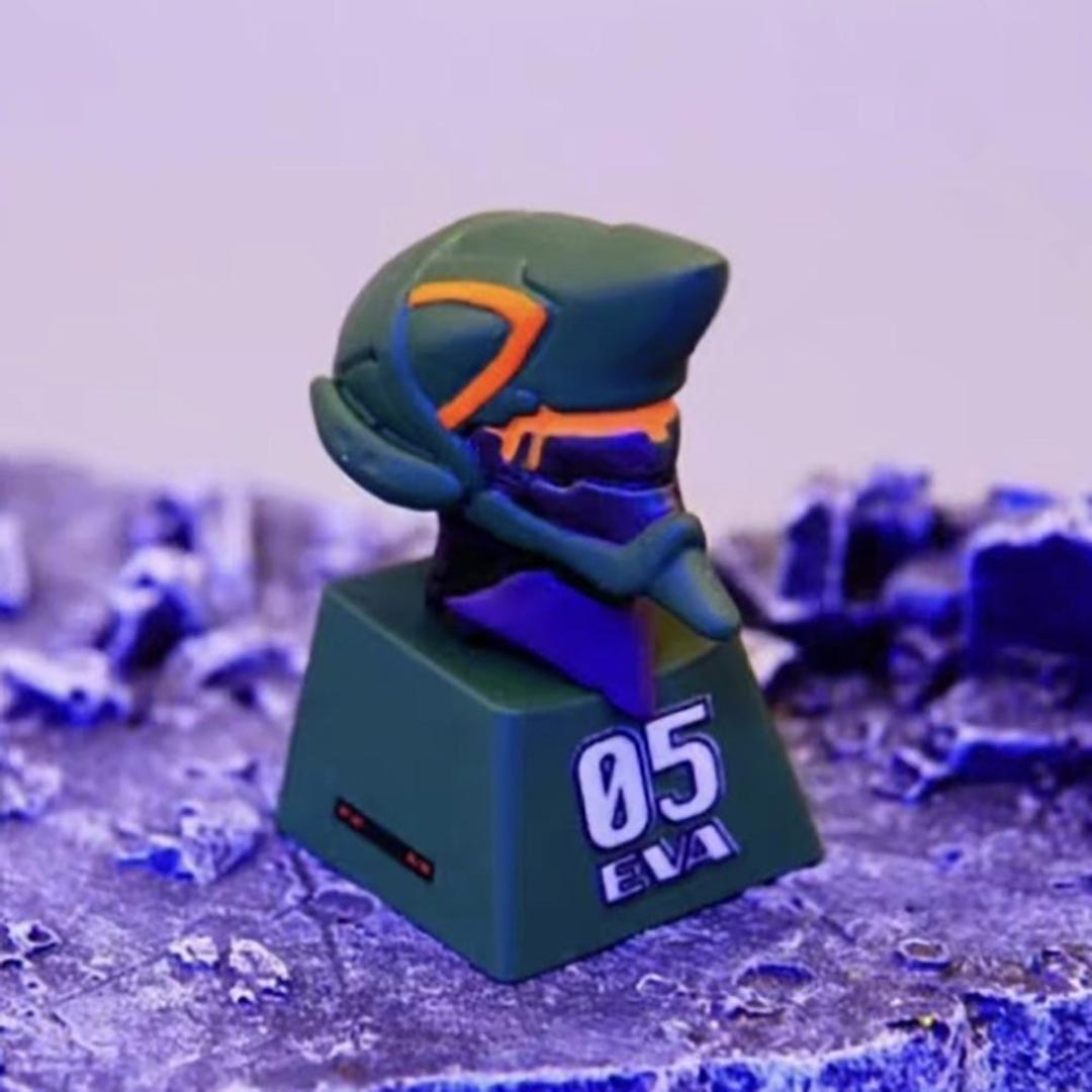 Neon Genesis Evangelion EVA EVANGELION-05 Angel Custom Keycaps Handmade ...