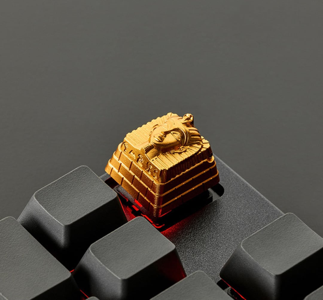 Ancient Egyptian Pharaoh Golden the Eye of Horus Pyramid Custom Keycap ...