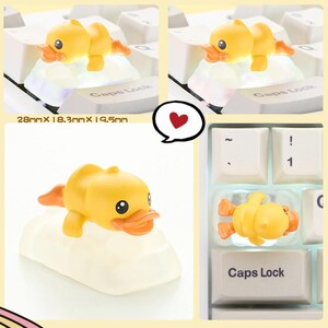 ZOMO B Duck Yellow Duck Custom Keycaps Mystery Box Handmade Unique ...