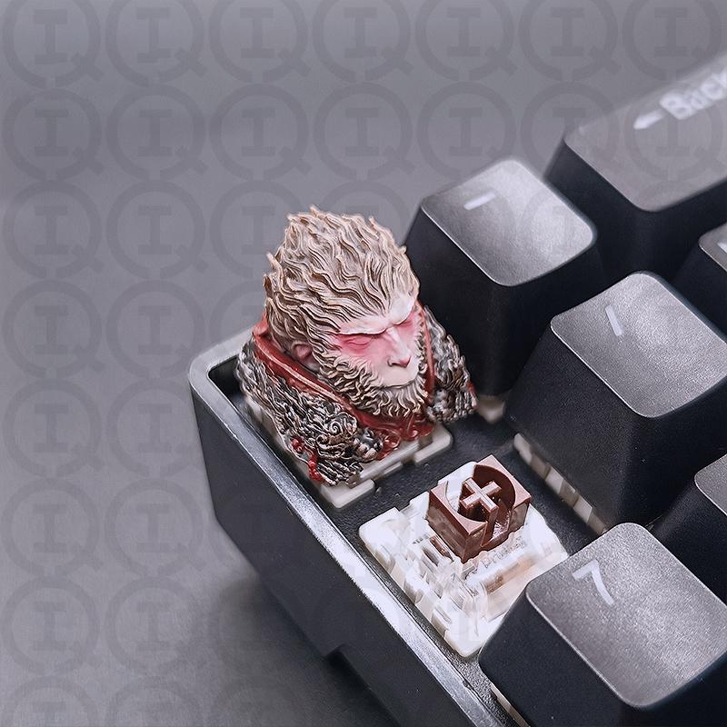 Black Myth: Wukong Monkey Face Statue Custom Keycap High Quality ...