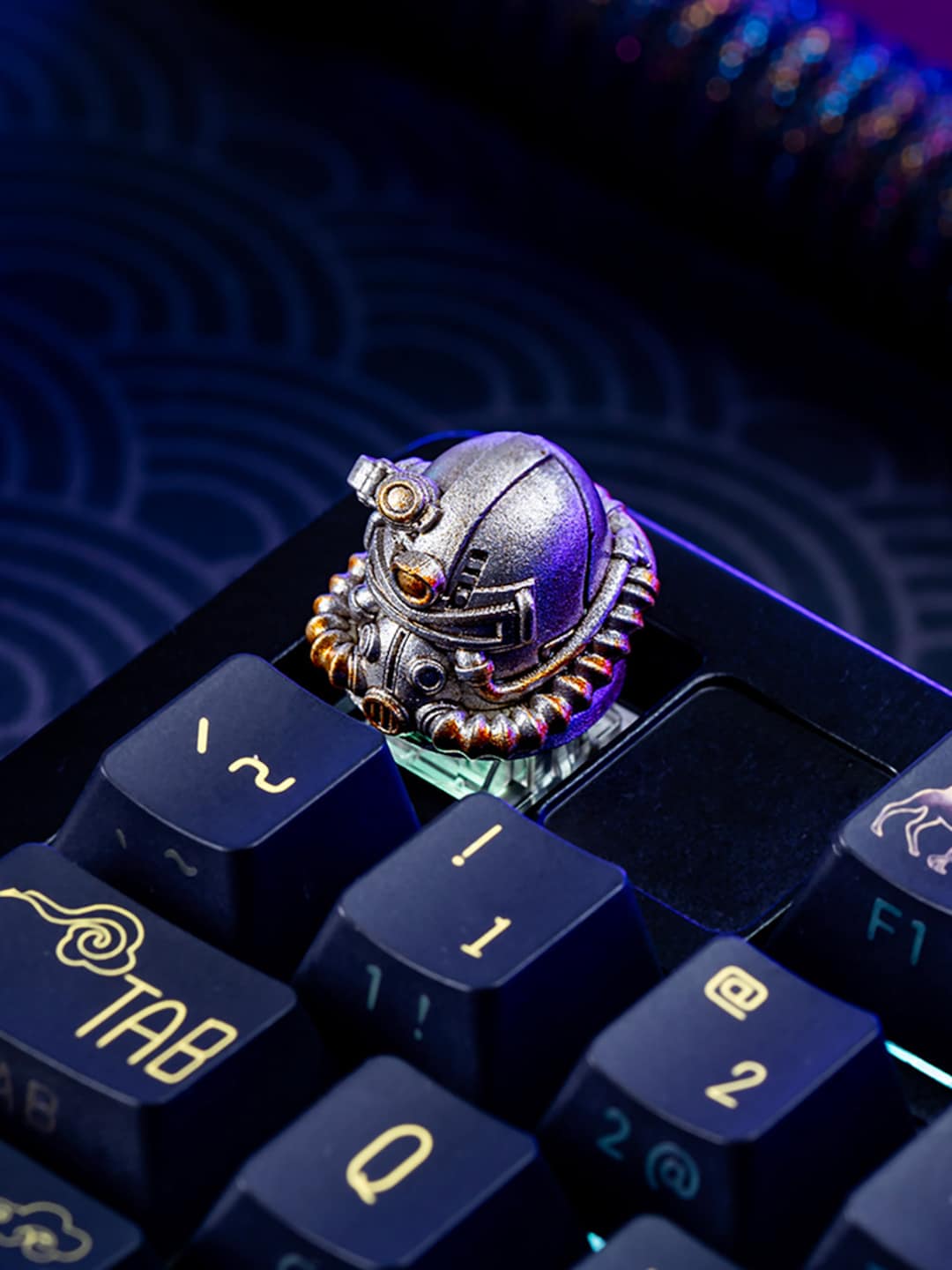 Fallout Powered Armor Brotherhood of Steel Custom Keycap Handmade High ...