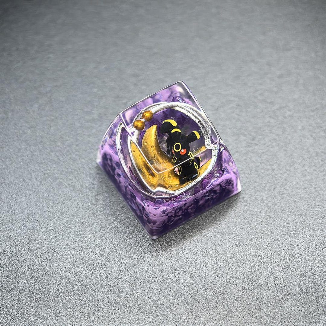 Cute Pokemon Purple Umbreon Pika High Quality Handmade Custom Keycap ...