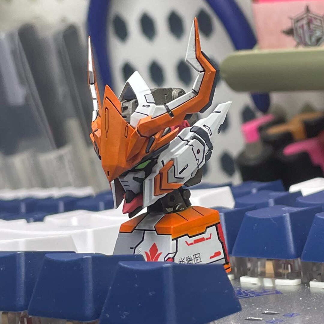 Gundam Barbatos ASW-G-08 Gundam-gk Custom Keycap Handmade High Quality ...