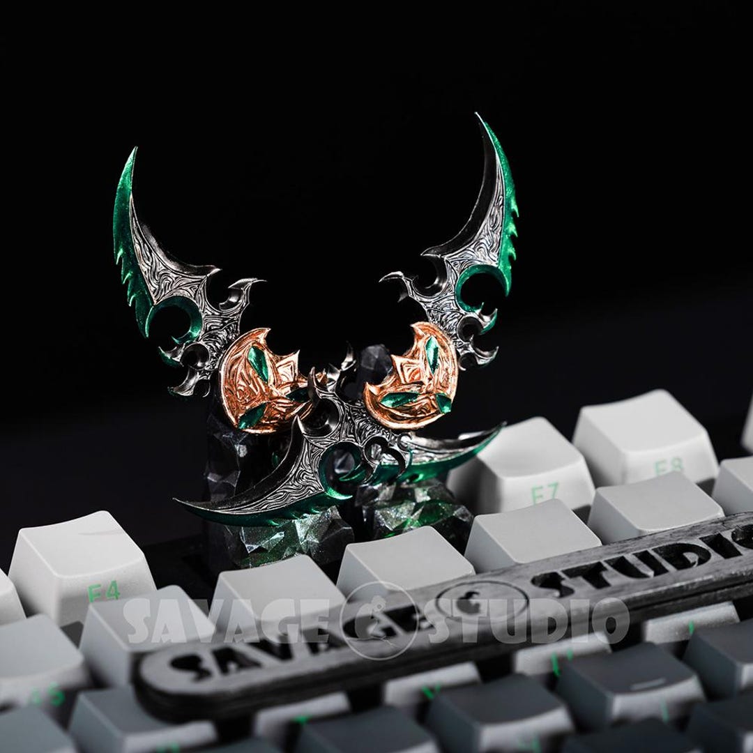 Cute Custom Mechanical Keycaps for Wow Warglaive of Azzinoth Illidan ...