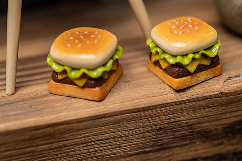 Burger Cheese Burger Puppy Head Burger Hotdog Custom Keycap High ...
