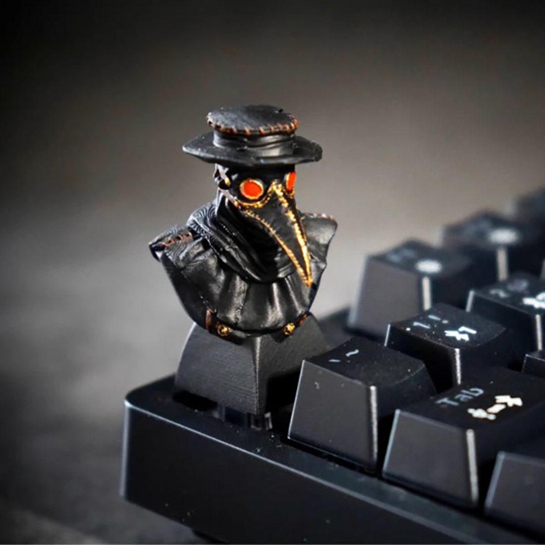 Plague Doctor Lovecraft Cthulhu Horror Custom Keycap Handmade Unique ...