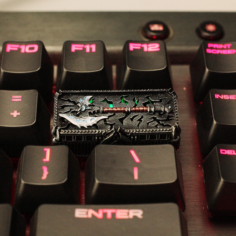 WOW Frostmourne Shadowmourne Lich King World of Warcraft Custom Keycap ...