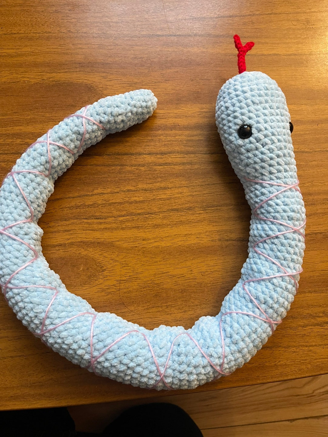 Handmade Crochet Snake Plush 32 Inch - Etsy