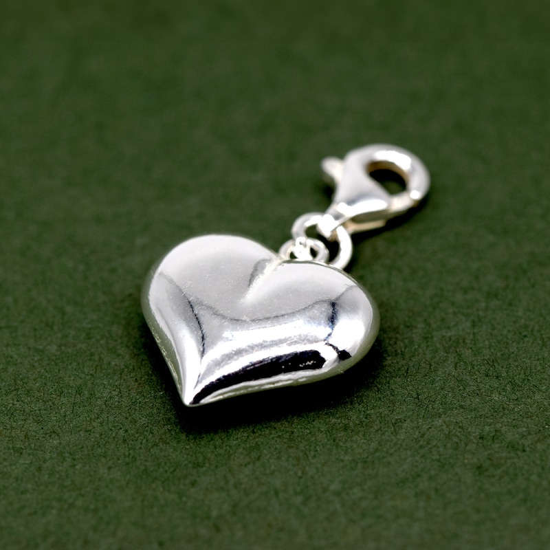 Sterling Silver Love Charm - Etsy