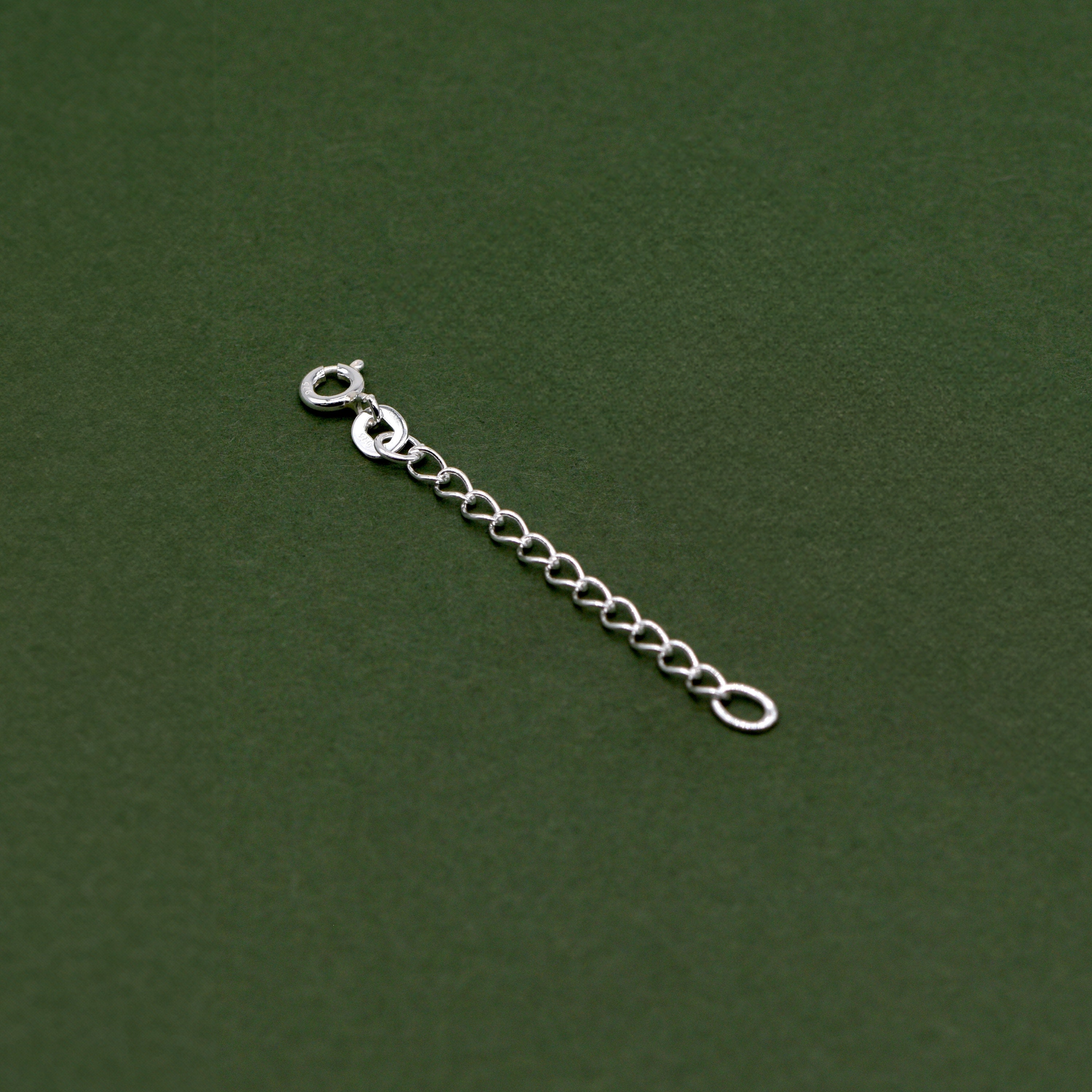 Genuine 925 Sterling Silver Chain Extender Necklace/bracelet Extension ...