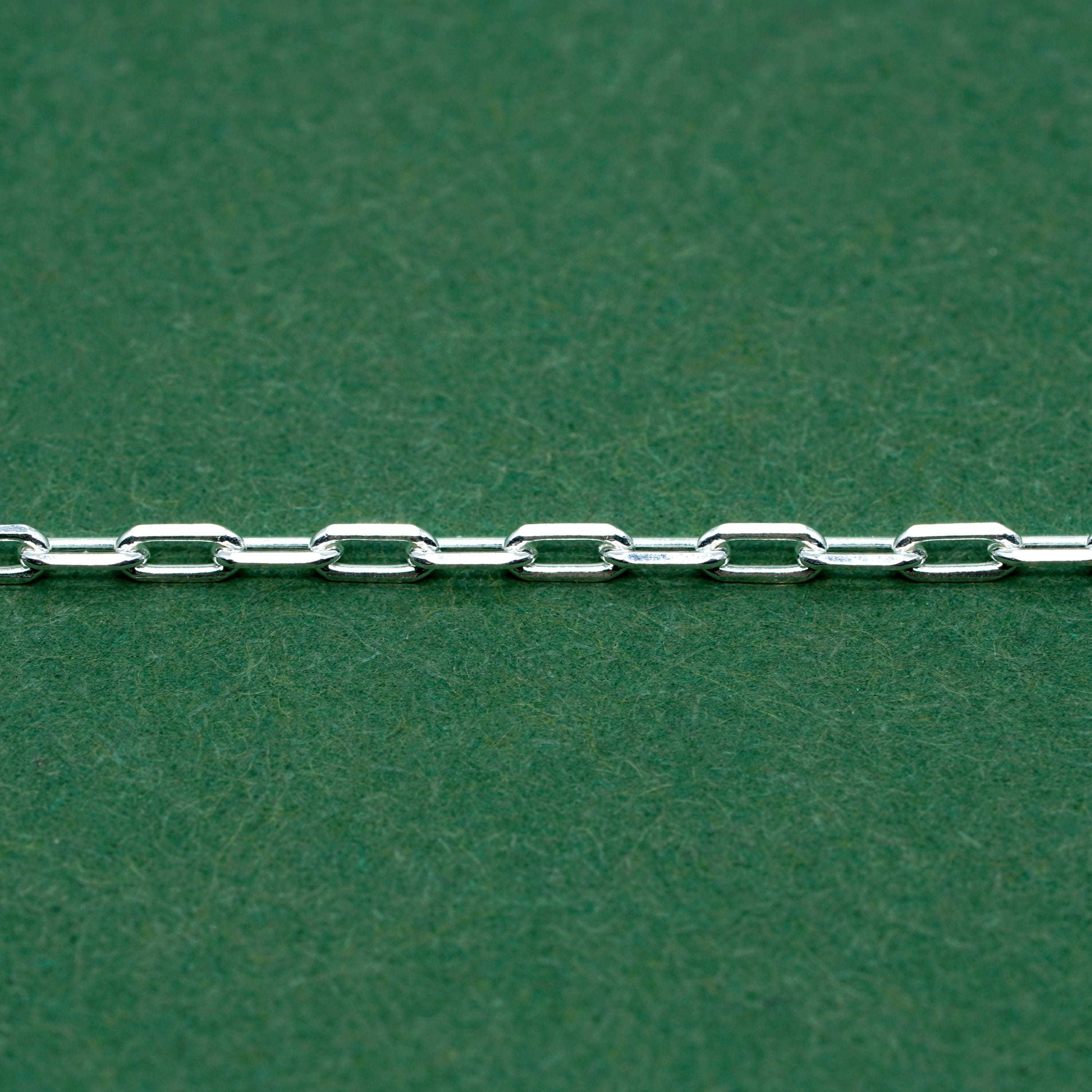 Sterling Silver 1.4mm Thick Paperclip Chain, Dainty Necklace, Layering ...