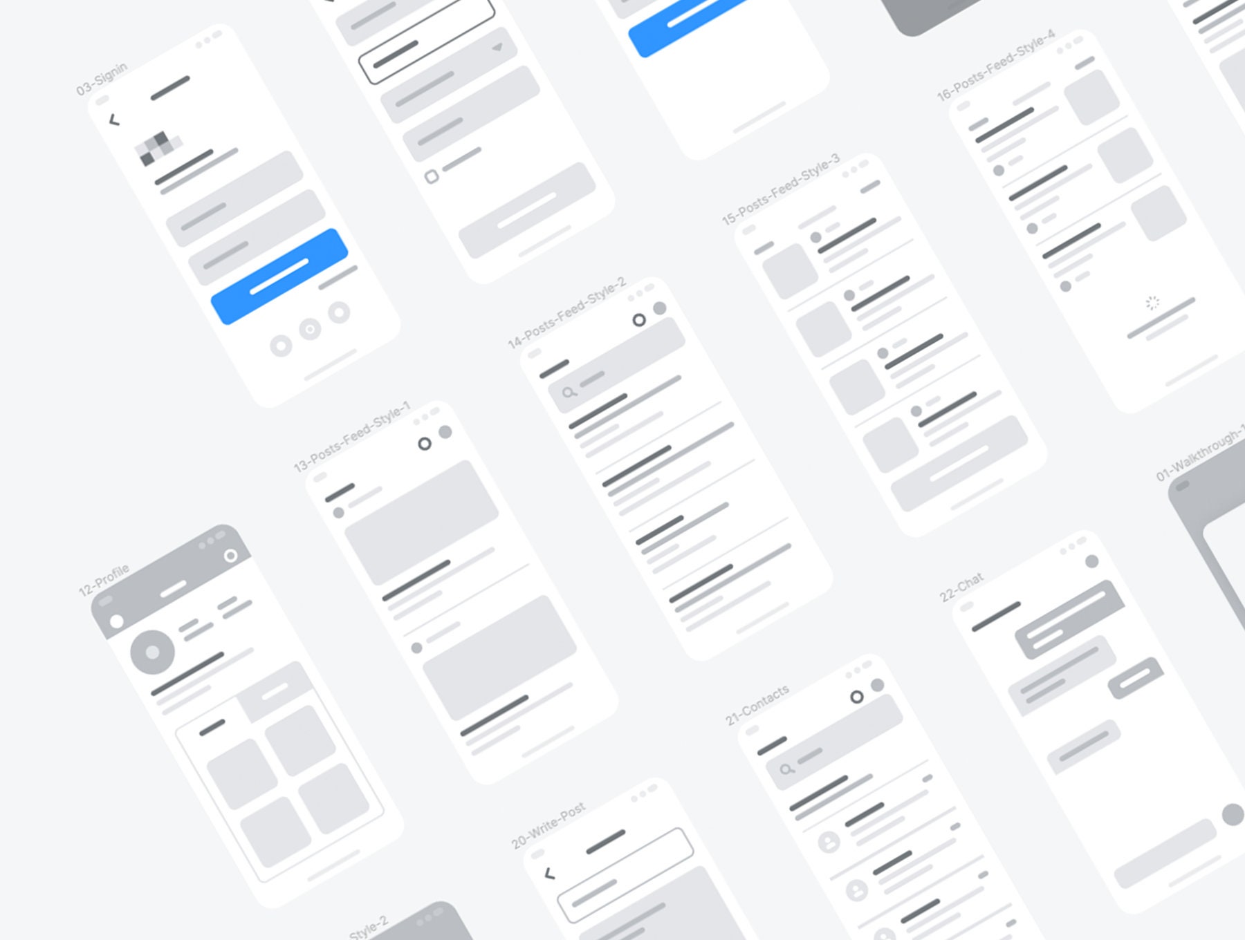Merge Wireframing UI Kit - Etsy