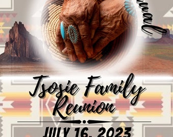 Navajo Theme Invitation Template - Etsy