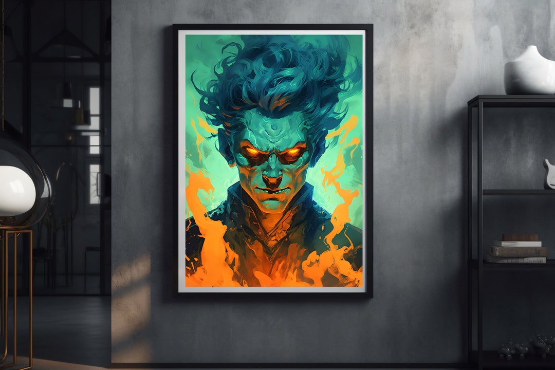 Demonic Poster to Frame, Put a Touch of Fantasy and Gothic in Your ...
