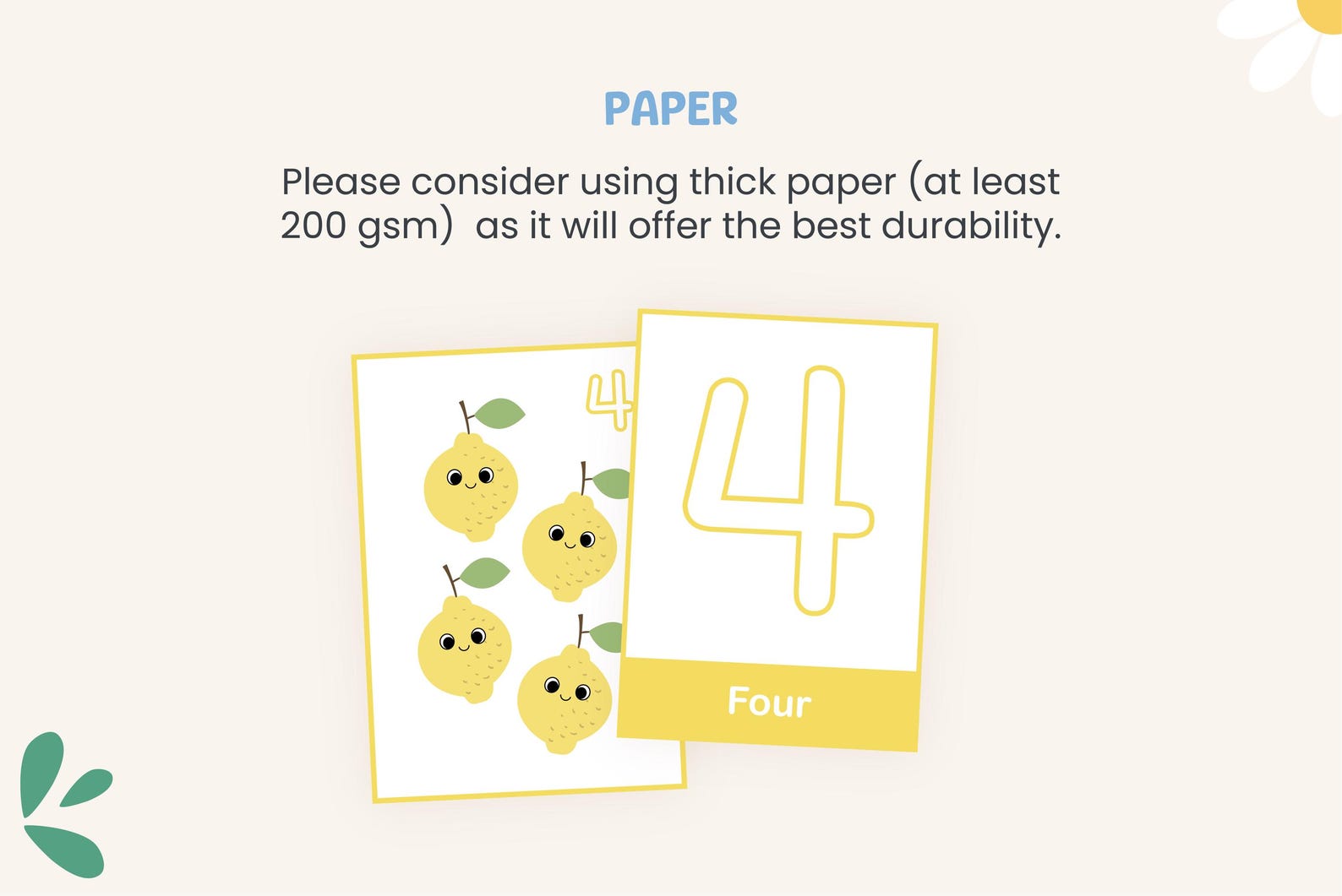 Numbers Flash Cards, Printable Learning Cards, Counting Flash Cards ...