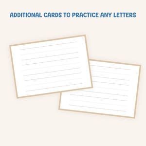 Alphabet Tracing Cards, A-Z Printable for Kids, ABC Learning Flashcards ...