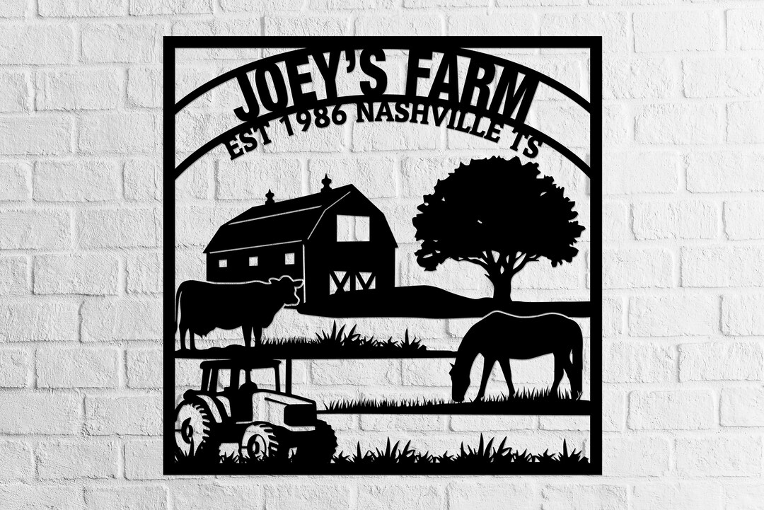 Entrance Gate Sign Outdoor Metal Decor Best Farmhouse Gift - Etsy