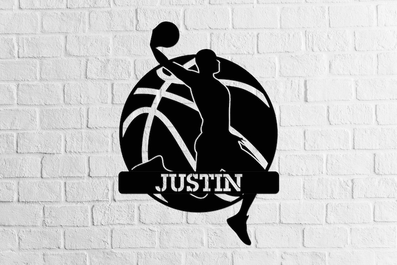 Personalized Basketball Metal Sign, Basketball Lover Gift, Basketball ...