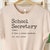 School Secretary Shirt, Front Office Squad, Admin Crew Tee, Front ...