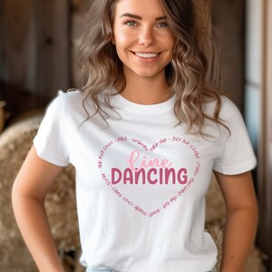 Line Dancing Shirt, Line Dance Steps Shirt, Heart of Steps, Dance Shirt ...