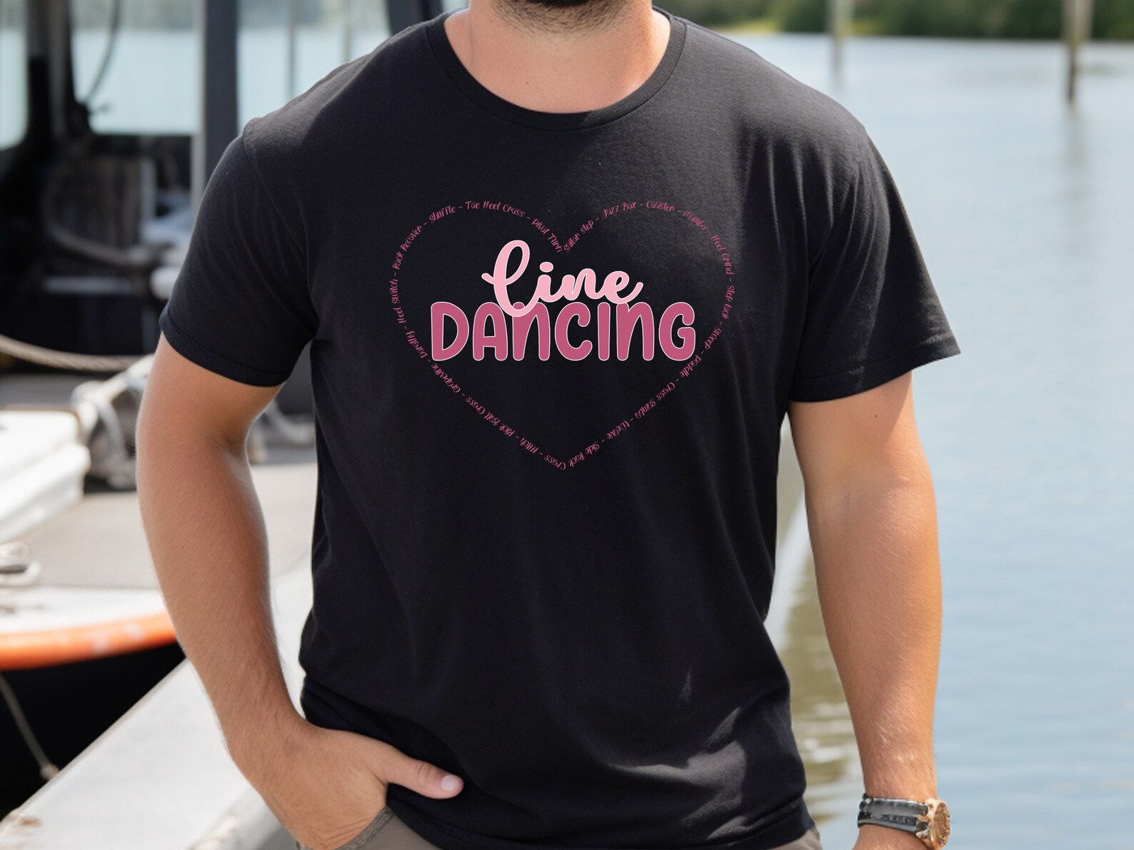 Line Dancing Shirt Line Dance Steps Shirt Heart of Steps - Etsy