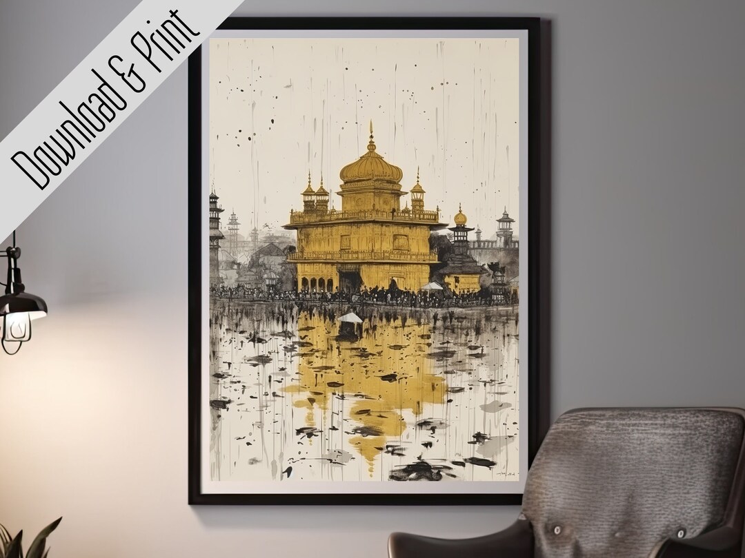 Golden Temple 18 (darbar Sahib) Digital Download. Printable Decoration ...