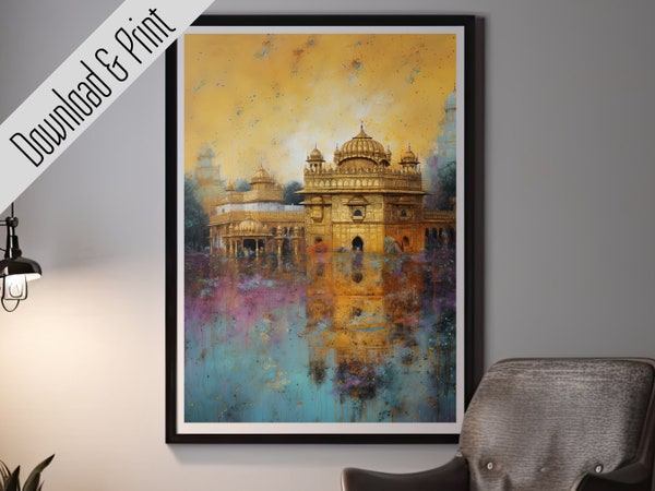 Sikh Art Digital Wall Art Digital Download Digital Print Art Oil ...