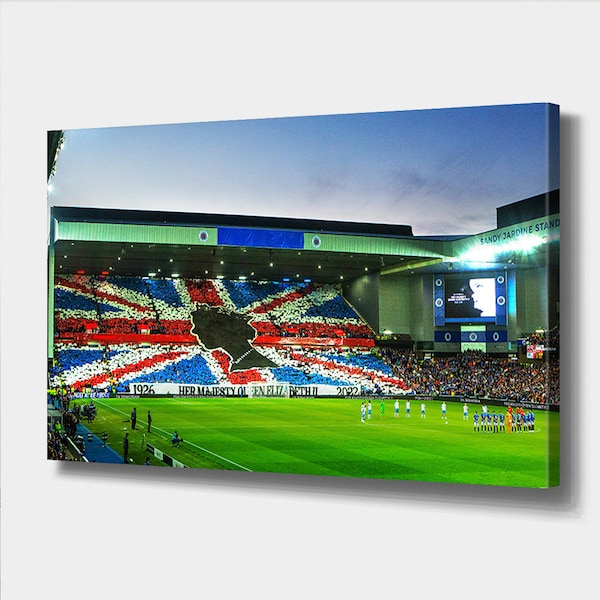 Ibrox Stadium Print - Etsy UK