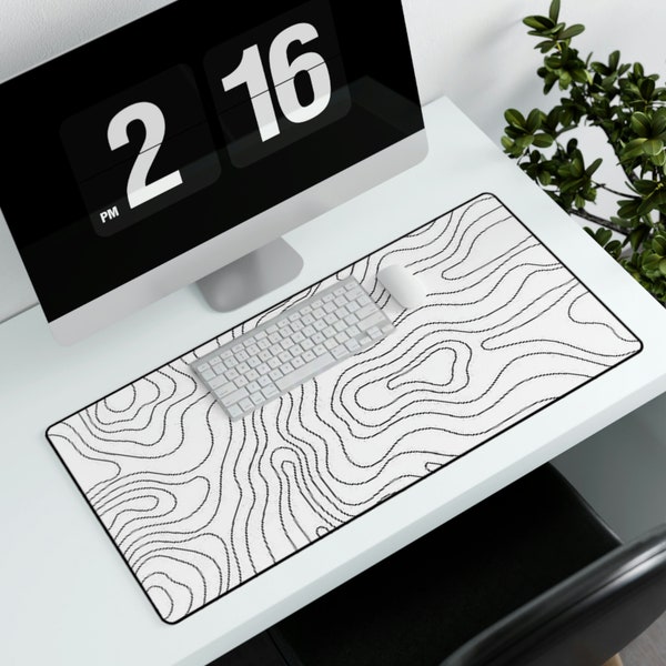 Topographic Mousepad - Etsy