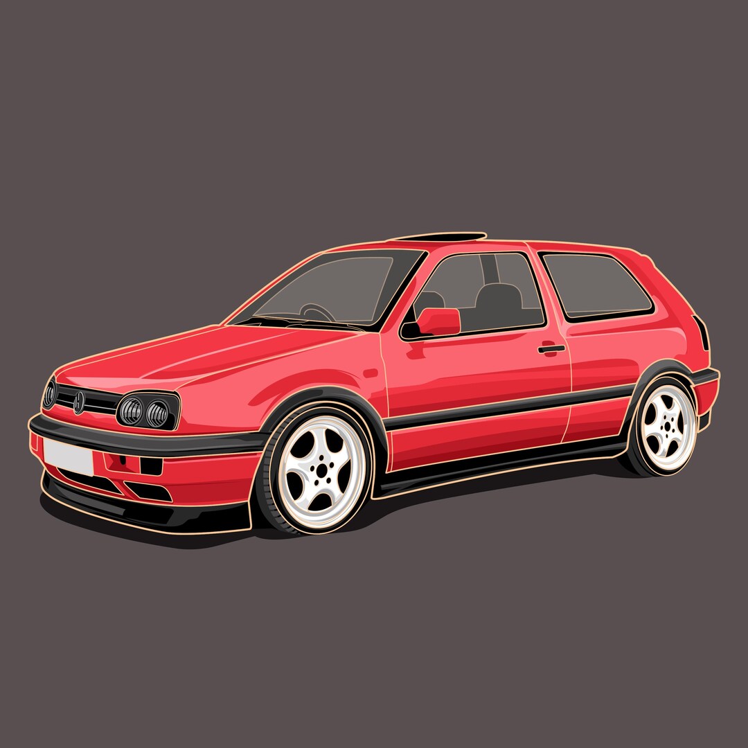 Digital High Quality Vector Illustration Car Perfect Gift for Your ...