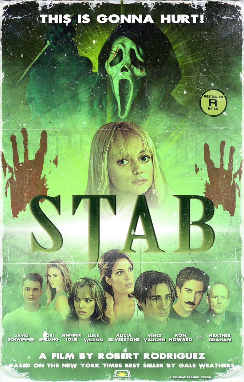 STAB Scream retro Poster - Etsy