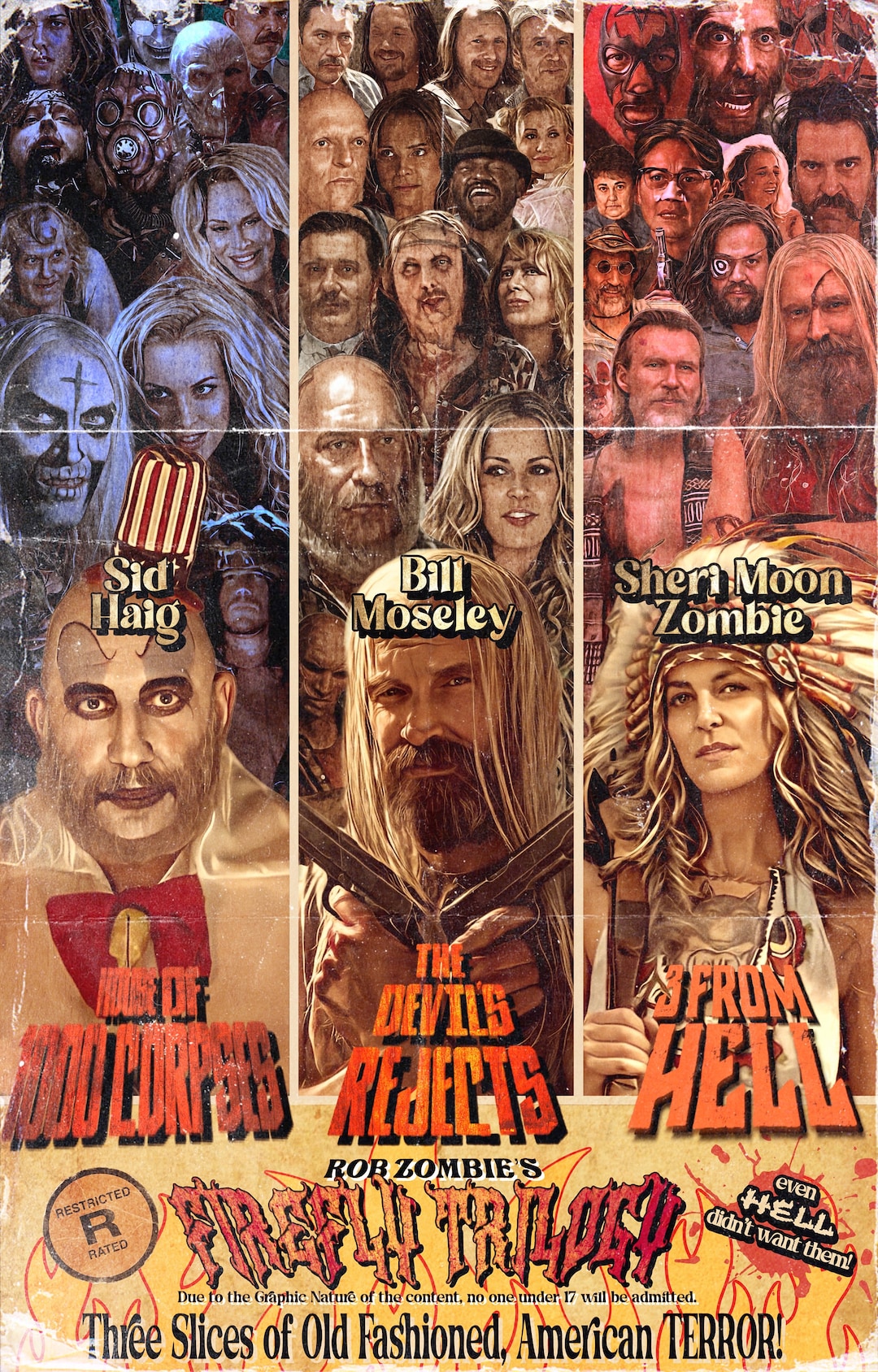 Rob Zombies Firefly Trilogy retro Poster - Etsy