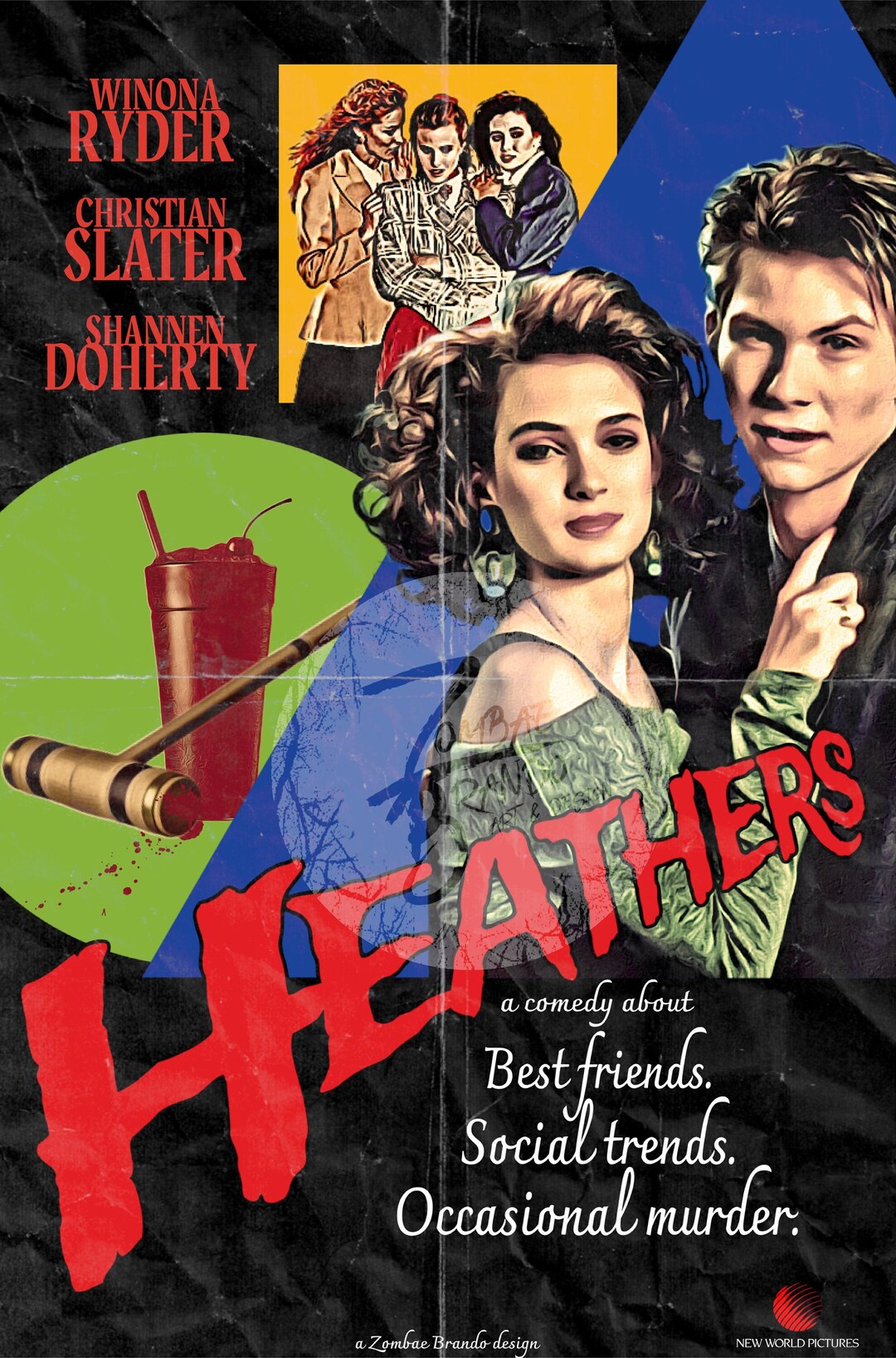 Heathers vintage Style Poster - Etsy