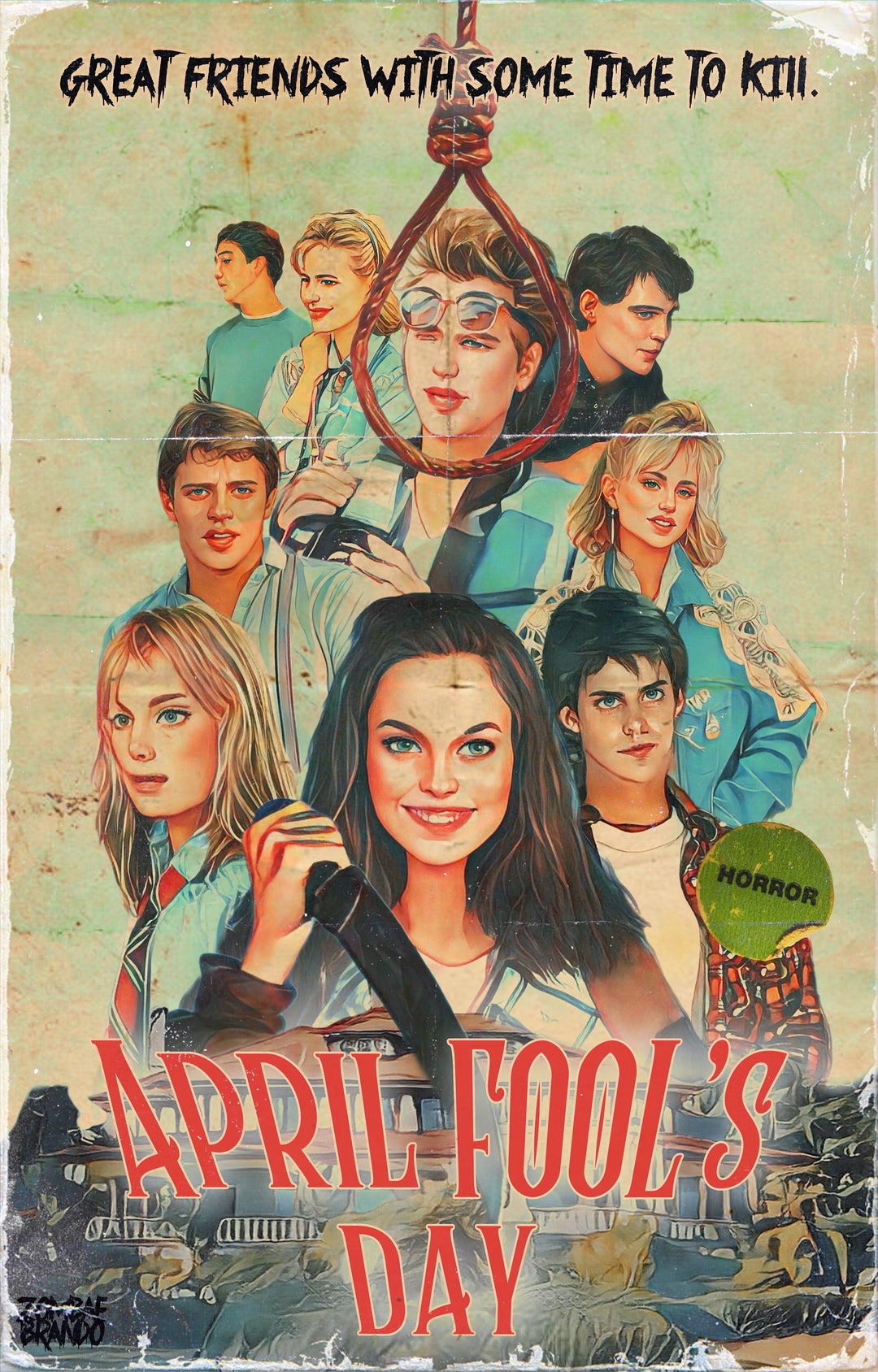 April Fools Day retro Poster - Etsy