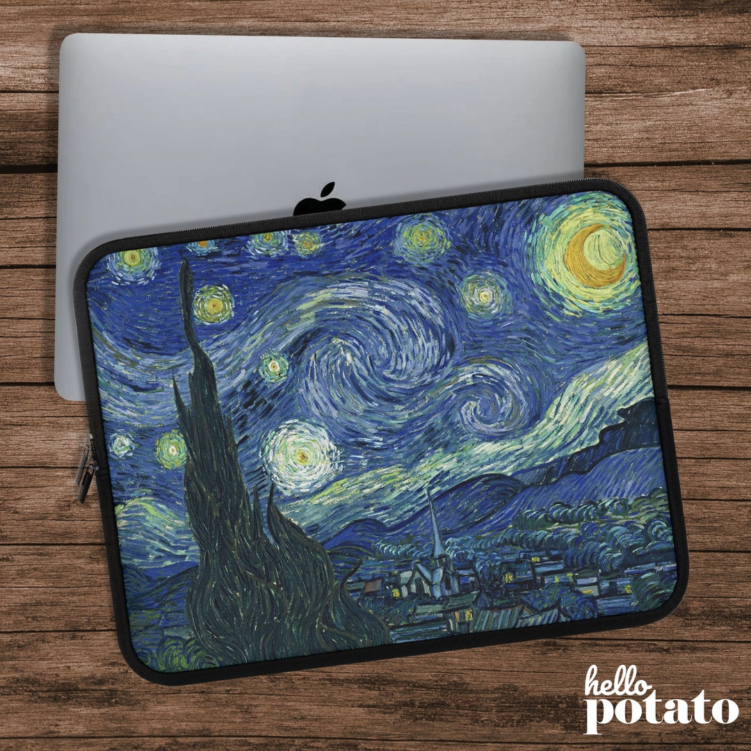 The Starry Night Laptop Sleeve | Laptop Sleeve for Her | Laptop Sleeve ...