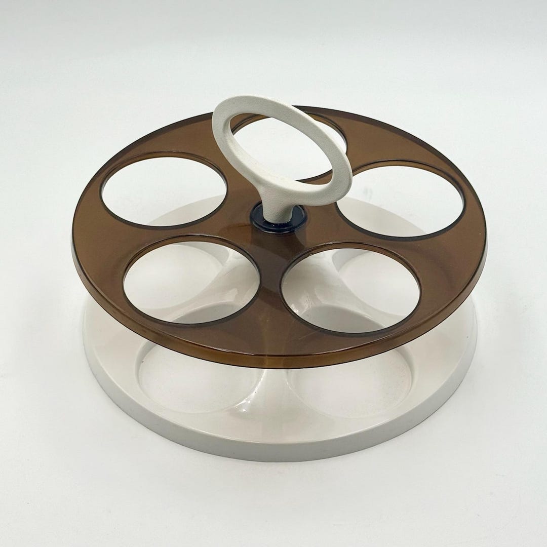 1970s Space Age Rotating Bottle Holder – Vintage Italian Barware ...